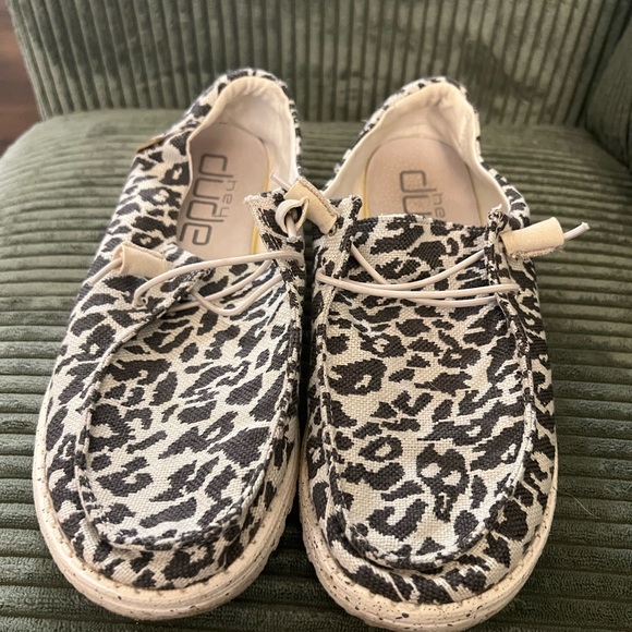 Hey Dude | Shoes | Hey Dude Leopard Print Shoes | Poshmark